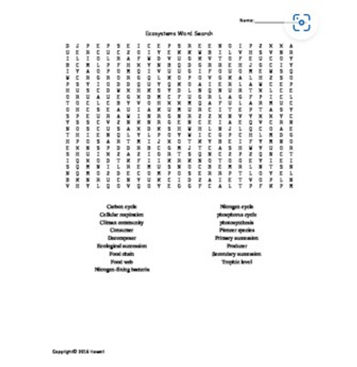 Environmental Science Vocabulary Word Search Bundle Amped Up Learning
