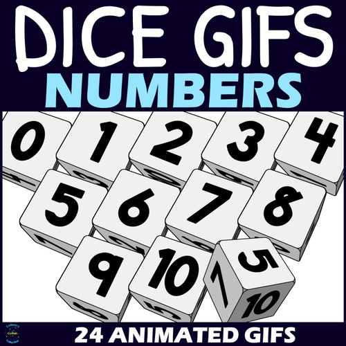 Digital Dice GIFs - Animated Clipart – Shapes