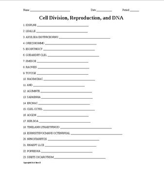 Middle School Life Science Vocabulary Word Scramble Bundle - Amped Up ...