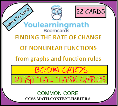 Calculating the Average Rate of Change of Nonlinear Functions - Amped ...
