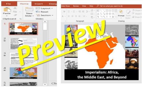 Nationalism in the Middle East and Africa Map Activity