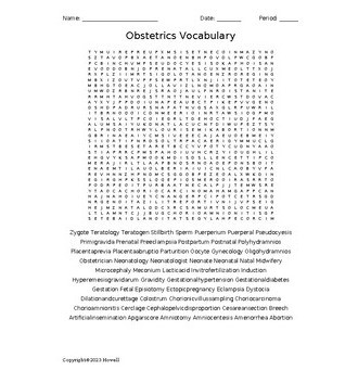 Muscular System Word Search for a Medical Terminology Course - Amped Up ...
