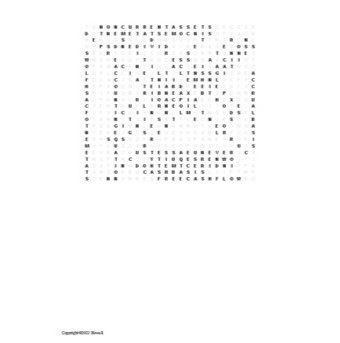 Financial Statements Word Search for a Finance Course - Amped Up Learning