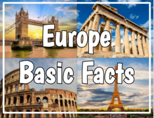Europe Basic Facts Notes - Amped Up Learning
