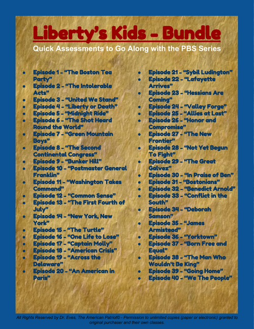 Liberty's Kids - Episode 5 - "Midnight Ride" - Amped Up Learning