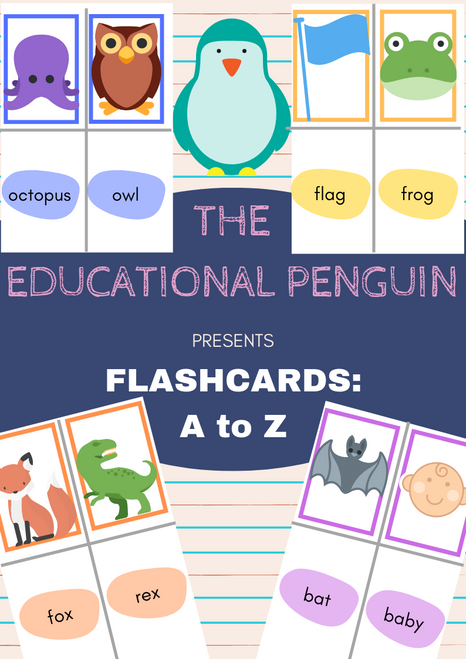 A to Z Letter Flashcards - Amped Up Learning