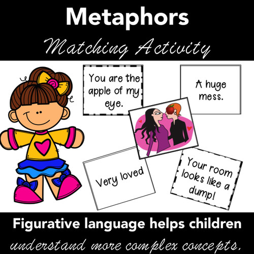 Metaphors (Figurative Language) - Practice - Matching - Activity ...