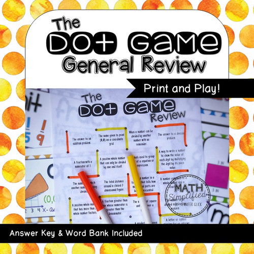 The Dot Game: Geometry Review - Amped Up Learning
