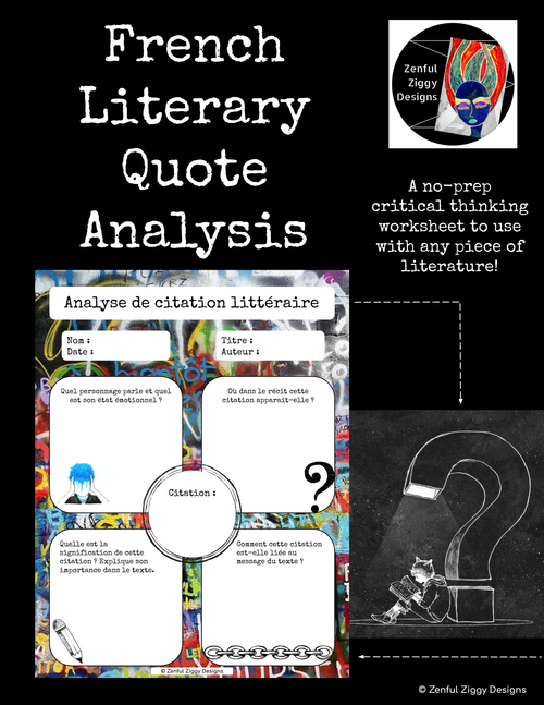 Literary Quote Analysis #2- Essay Pre-Writing, Reading Response - Amped ...