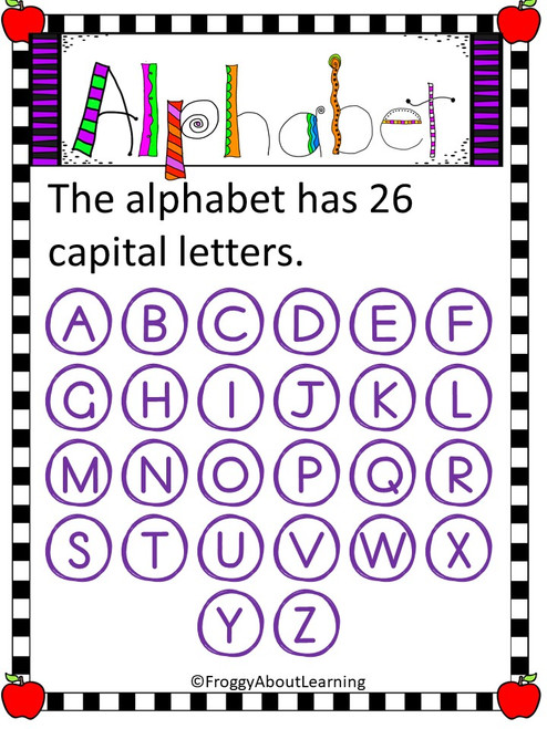 ABC Chart/Flashcards/Strips Pack - 37 pages! - Amped Up Learning