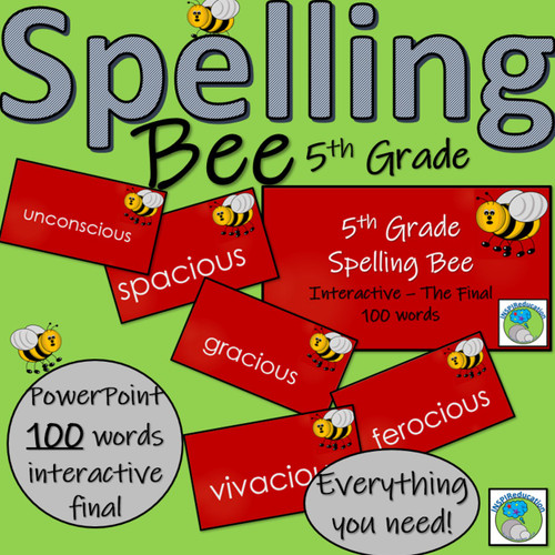 5th Grade Spelling Bee - Everything You Need! (Y6 UK) - Amped Up Learning
