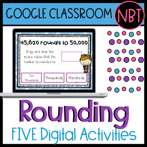 Place Value, Rounding, and Comparing Digital Google Classroom Distance ...