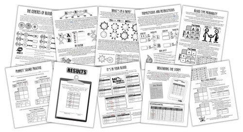 Mix and Match! Blood Type Compatibility Lab- Simulated Blood ...