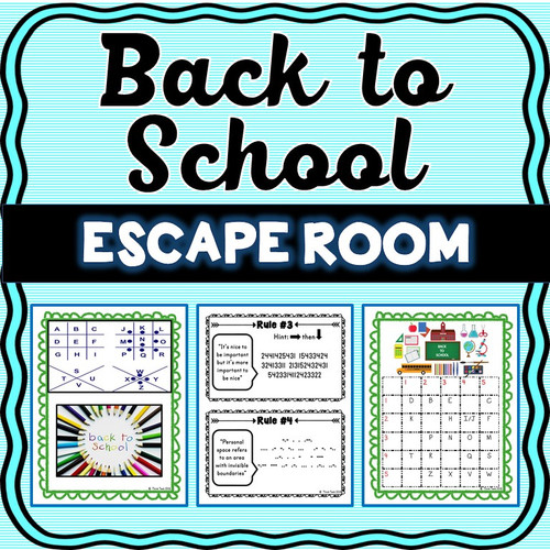 Escape from Summer Camp Back-to-School Digital Escape Room