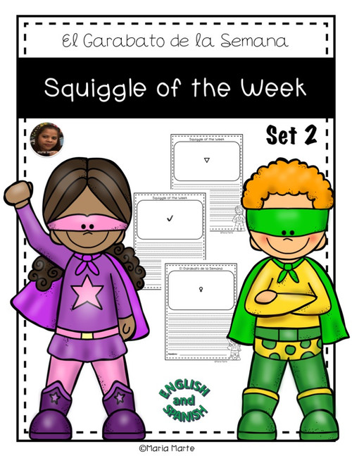 Squiggles of the Week ~ El Garabato de la Semana - Amped Up Learning
