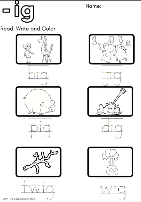 CVC Short 'a' Sound Worksheets - Amped Up Learning