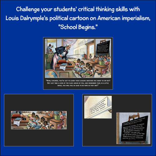 Political Cartoon: Welcome to All - Amped Up Learning