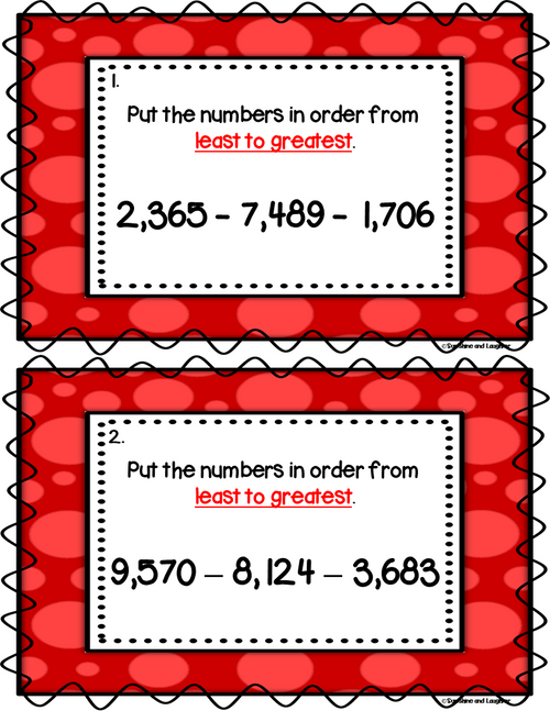 Number Order Scoot - 100,000's - Amped Up Learning