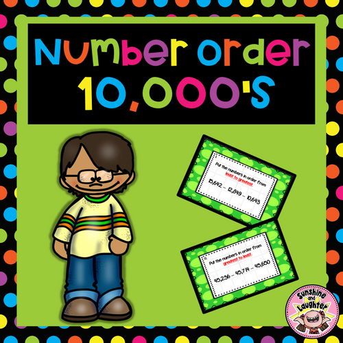 Number Order Scoot - 10's - Amped Up Learning