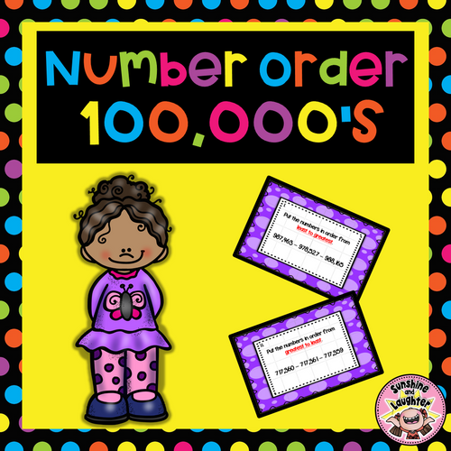 Number Line Scoot - (100,000-999,999) - Amped Up Learning