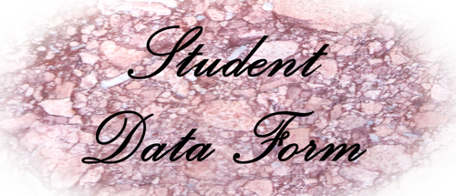 Student Data Form - Amped Up Learning
