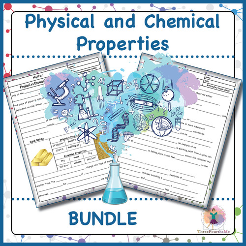 Physical and Chemical Properties Scaffolded Notes - Amped Up Learning