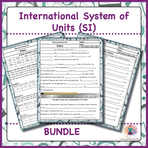 International System of Units (SI) Scaffolded Notes - Amped Up Learning
