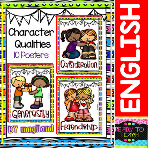 Character Quality Posters - Amped Up Learning