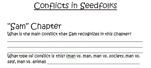 Seedfolks Conflict Review - Amped Up Learning