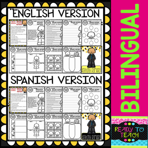 Hispanic Heritage Month - Celia Cruz - Worksheets and Readings ...