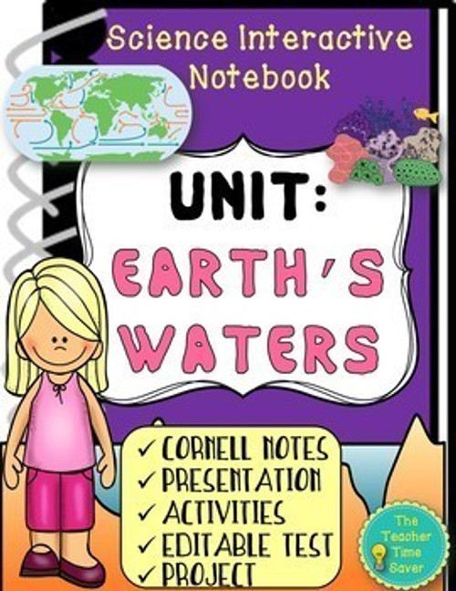 Oceanography Earth's Waters Notebook Bundle - Amped Up Learning