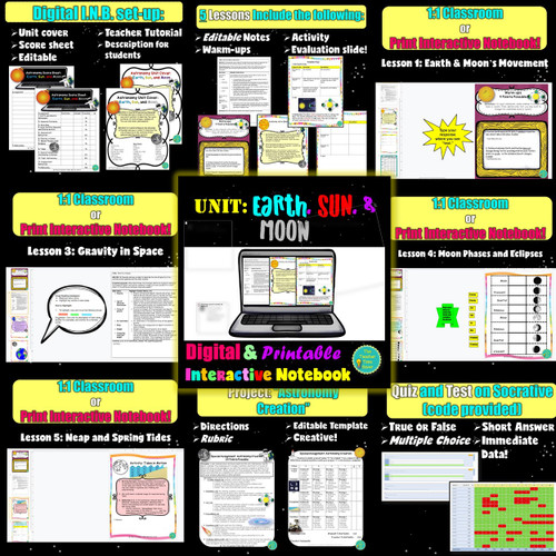 Digital Interactive Notebook Templates 2.0
