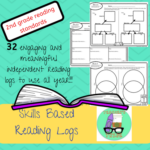 Skills-based Reading Logs for 1st Grade - Amped Up Learning