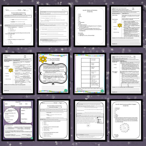 Physical Science / Chemistry Matter Bundle - Amped Up Learning