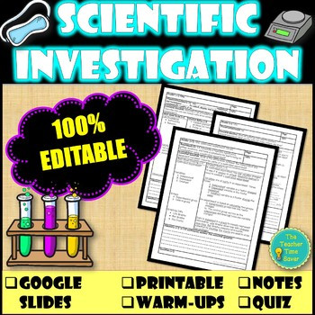 SCIENTIFIC INVESTIGATION NOTES AND PowerPoint
