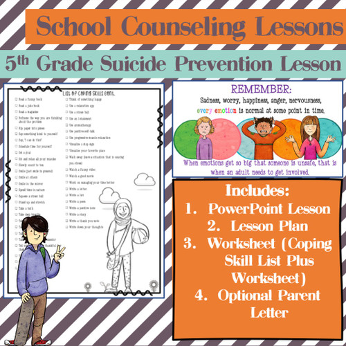 Suicide Prevention Lesson-5th Grade - Amped Up Learning