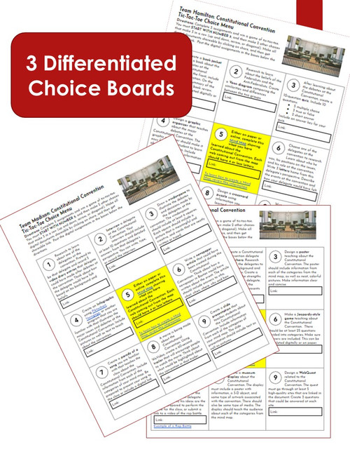 Silk Road Differentiated Choice Board Learning Menus (set of 3) - Amped ...