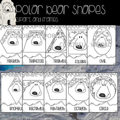 Polar animals clipart - Amped Up Learning
