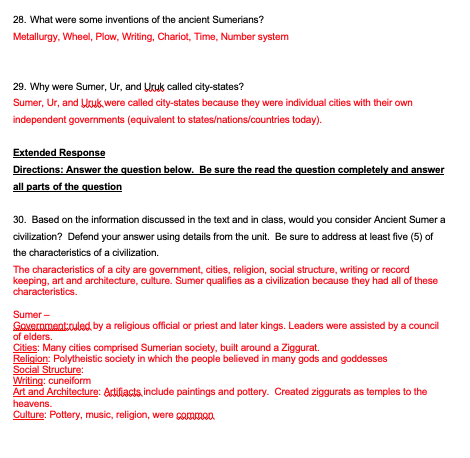 Ancient Mesopotamia Test - Amped Up Learning