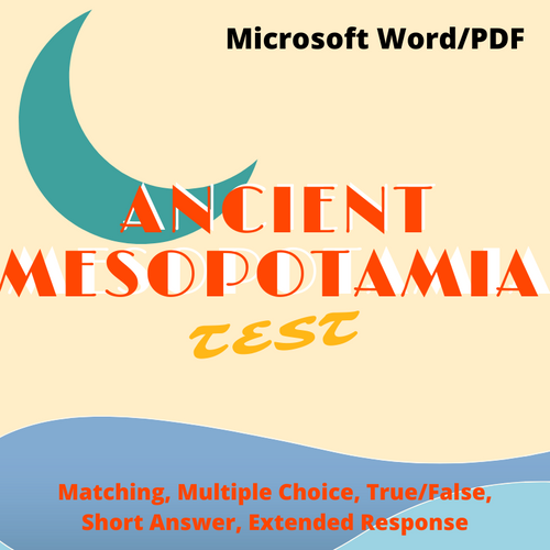 Ancient Mesopotamia Test - Amped Up Learning
