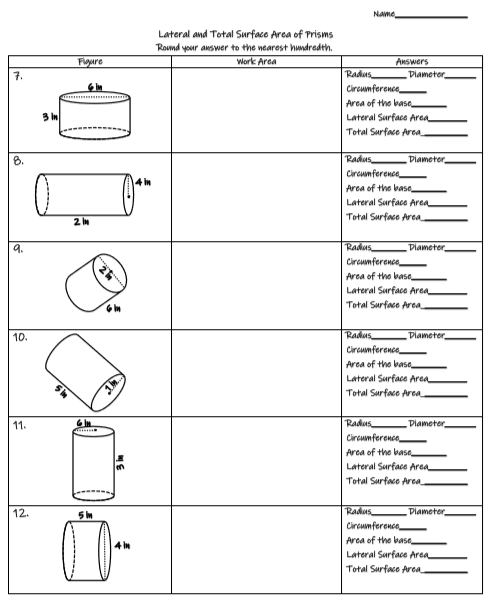 Lateral and Total Surface Area Bingo - Amped Up Learning