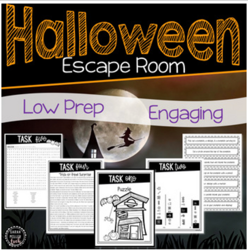 Halloween Themed Escape Room - Amped Up Learning