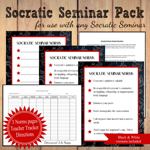 Socratic Seminar Supplement Pack - Amped Up Learning