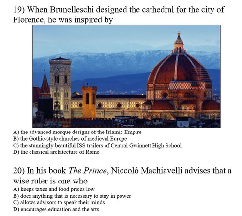 Renaissance and Protestant Reformation Test Review - Amped Up Learning