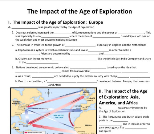 Capitalism and Mercantilism in the Age of Exploration + Assessments ...