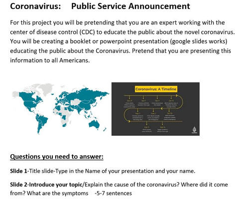 Coronavirus Word Search | Covid 19 Resource - FREEBIE