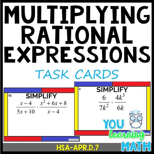 20 Algebraic Expressions Task Cards With QR Codes- Write the Expression ...