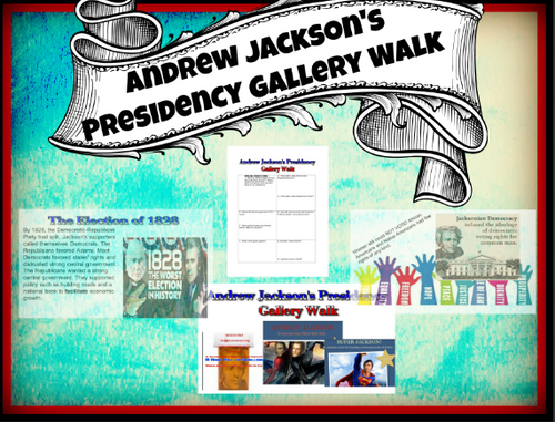 Andrew Jackson Gallery Walk with PEAR DECK GOOGLE SLIDES - Amped Up ...