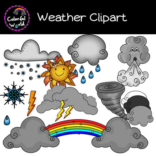 Weather clipart - Amped Up Learning