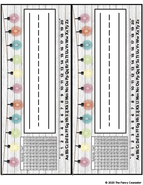 Shiplap and Porch Lights Farmhouse Rustic Name plates Classroom Decor ...